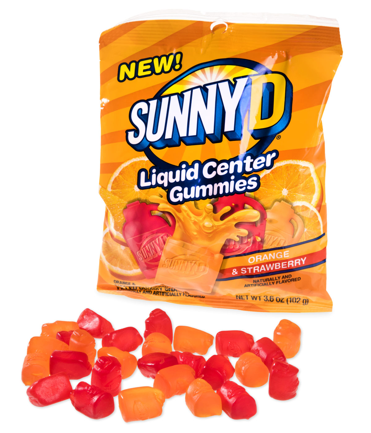 Sunny D Gummies: Liquid-filled candies flavored like the orange ...