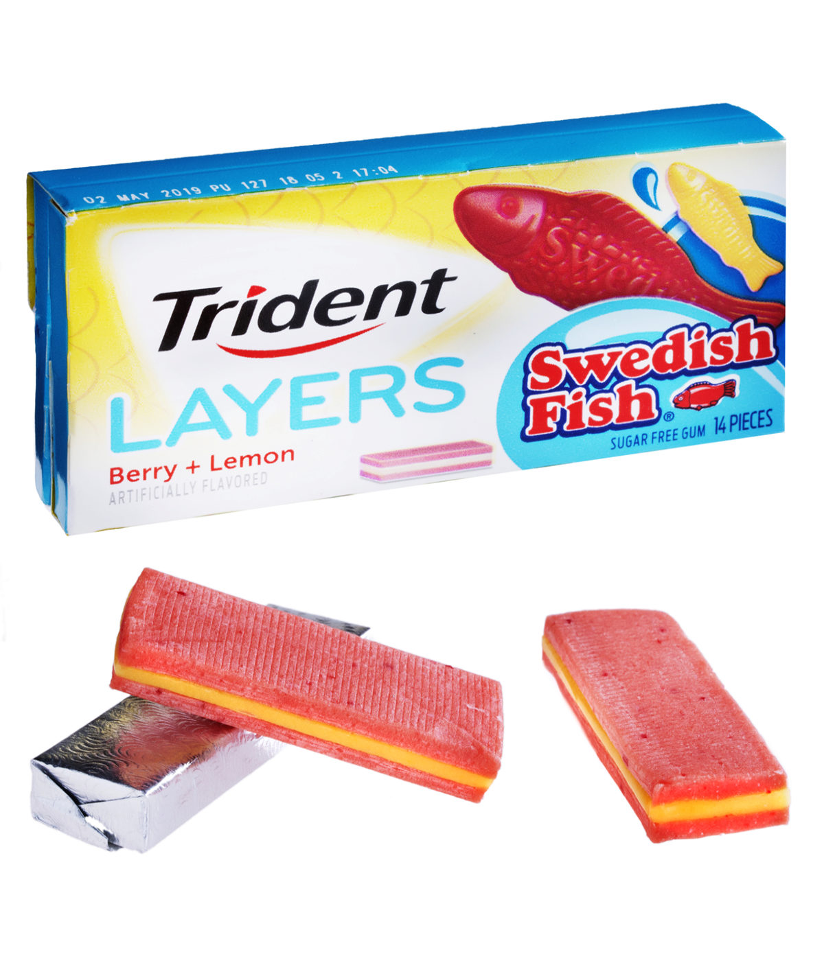 Swedish Fish Gum: Trident gum flavored like the delicious candy.