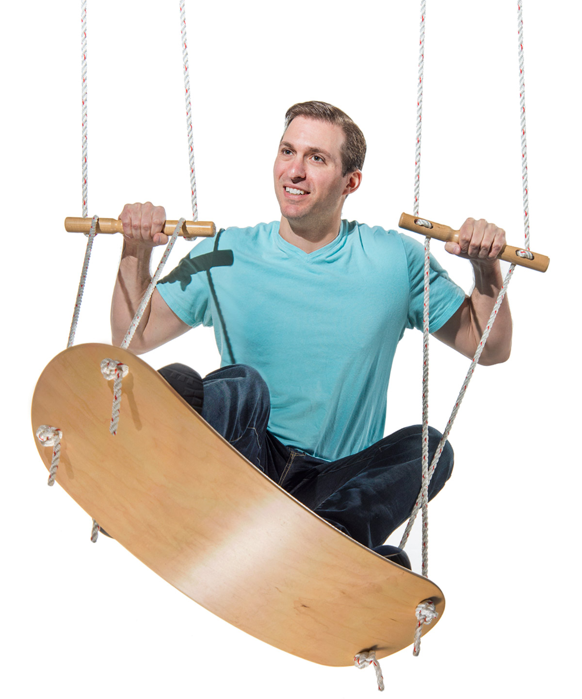 Swurfer: Surfboard-inspired tree swing.