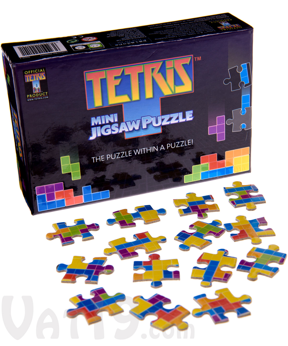 Tetris Mini Jigsaw Puzzle: Officially licensed 100 piece puzzle.