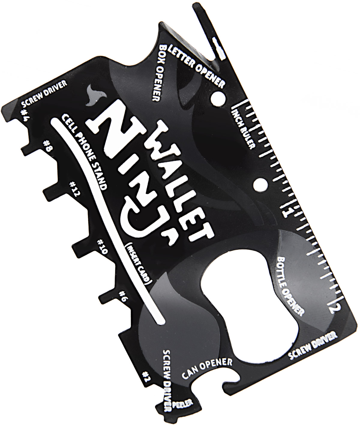 Wallet Ninja: 18-in-1 multi-tool for your wallet.
