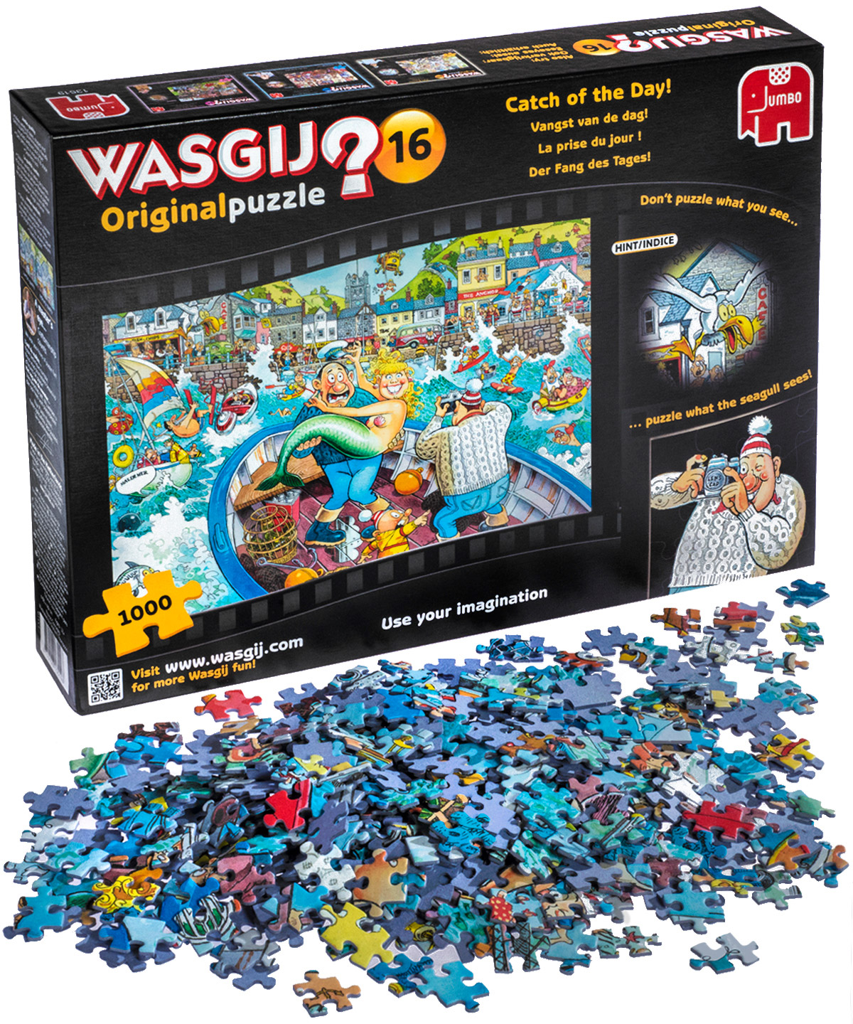 WASGIJ? 1000 piece jigsaw puzzles from reverse perspective.