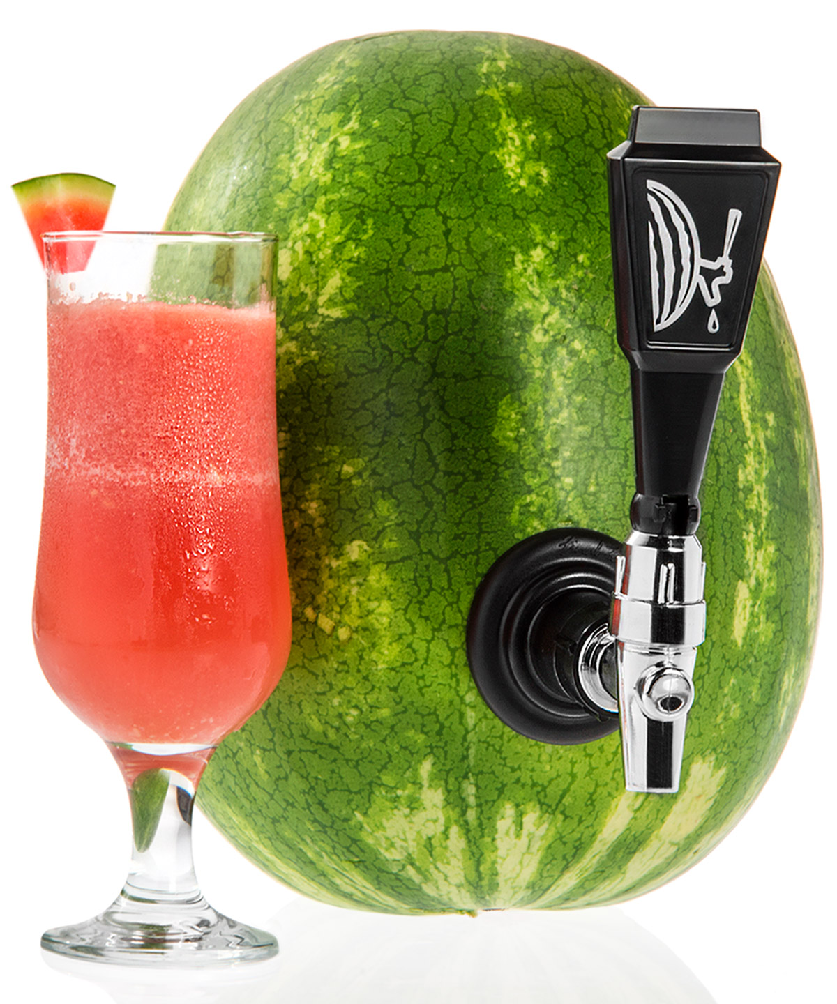 Watermelon Keg: Serve refreshing beverages out of a melon