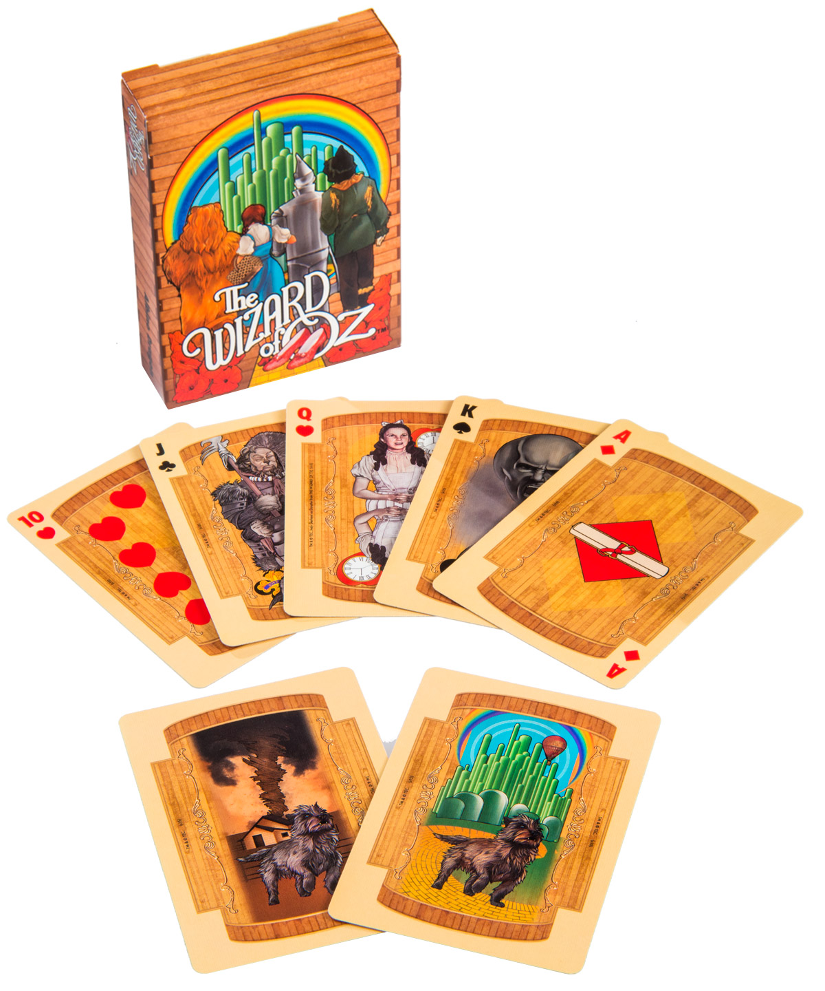 Wizard of Oz Playing Cards: Officially licensed hand-drawn deck