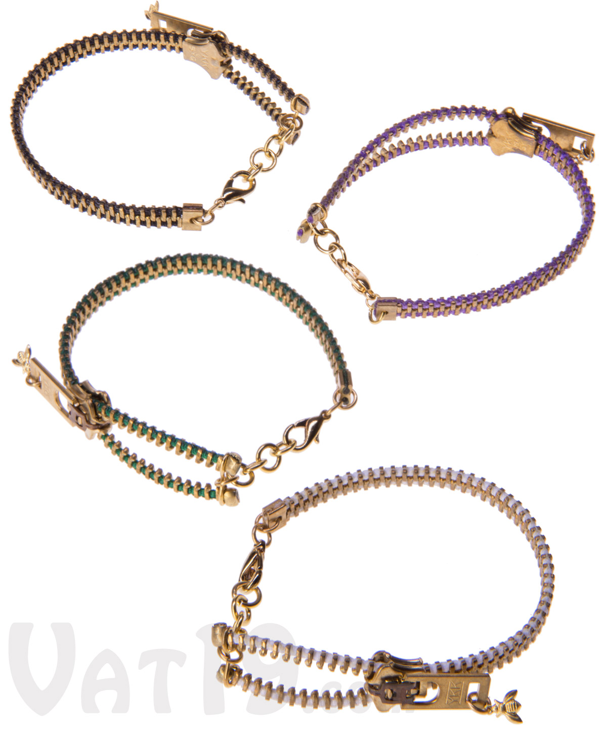 The Zipper Bracelet: Made from a functional zipper