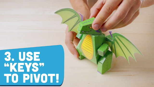Cubles: 3D DIY paper models with moving parts!