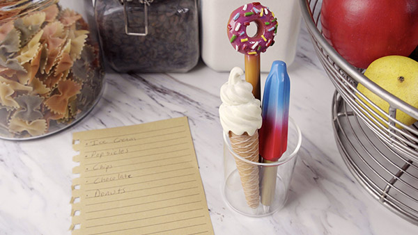 Dessert Pens: Hand-crafted pens modeled after desserts!
