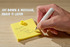 Erasable Memo Pad: Jot down and erase notes with the included pen
