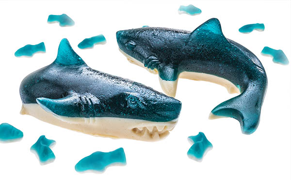 Giant Gummy Shark: Enormous and delicious aquatic predator.