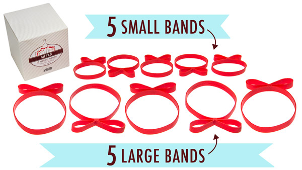 Gifted Elastic Ribbons: Wrap Gifts Instantly