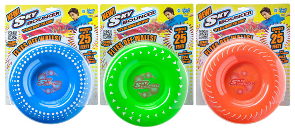 Sky Bouncer: Flying disc bounces 25 feet