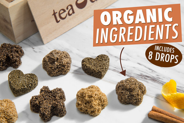 Tea Drops Variety Pack: An instant hot drink from cute shapes made of ...